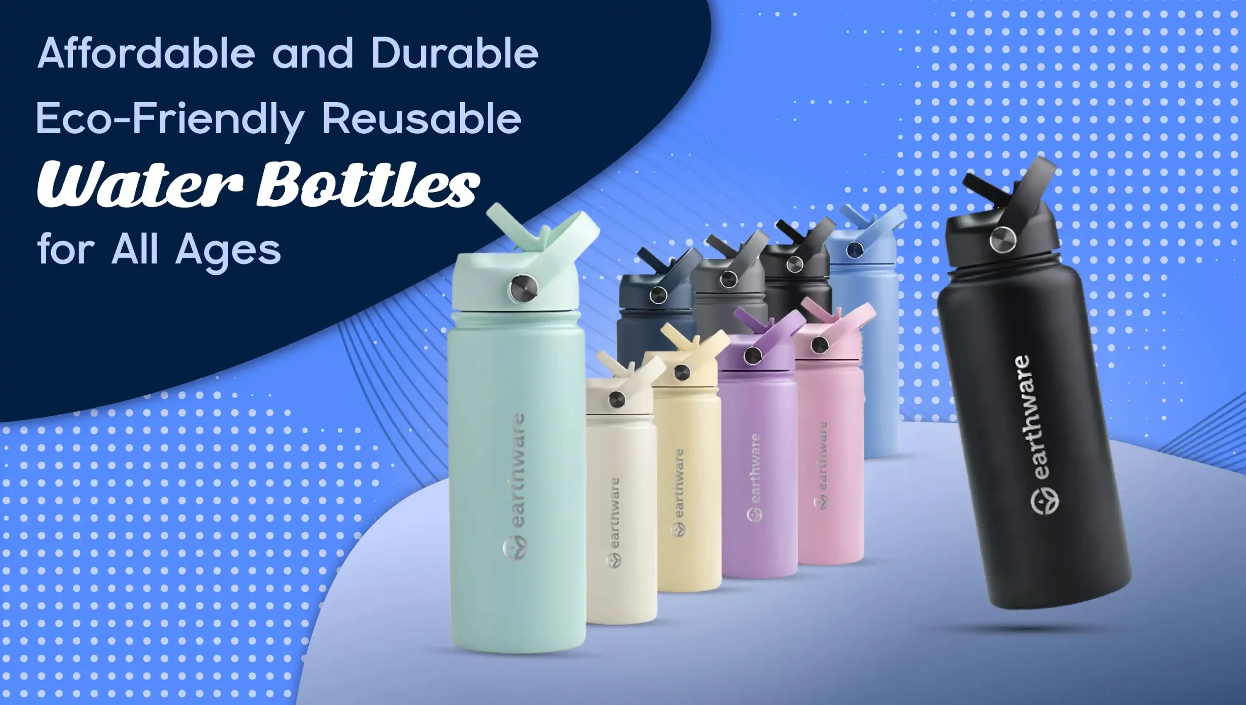 Affordable Eco-Friendly Reusable Water Bottles for All Ages